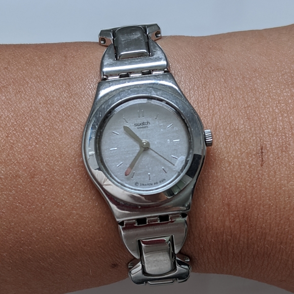 Swatch | Accessories | Silver Swatch Watch | Poshmark